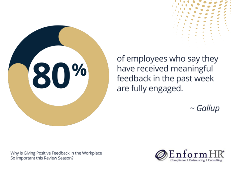 The Importance of Positive Feedback in the Workplace | EnformHR, LLC